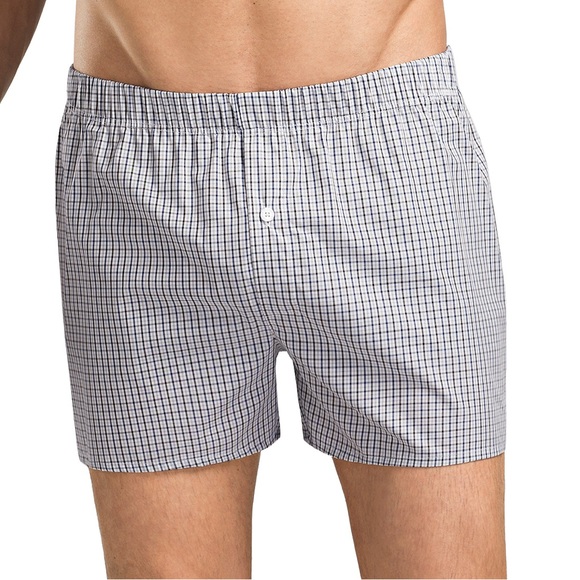Hanro | Underwear & Socks | New Hanro Fancy Woven Check Boxer Shorts S ...